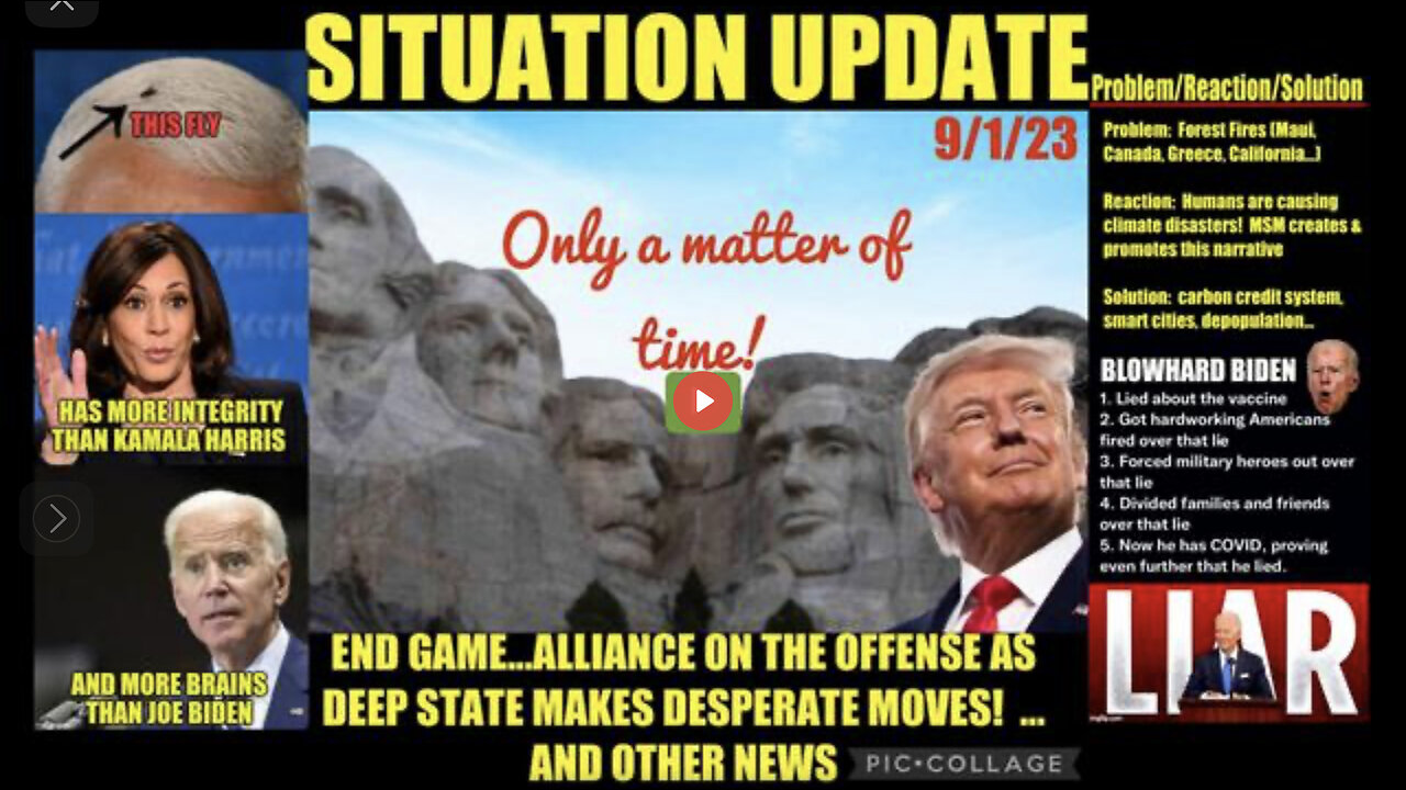 SITUATION UPDATE 9/1/23 (Related info and links in description)