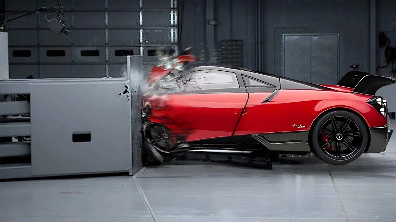 Pagani Huayra Crash Test At 150 MPH