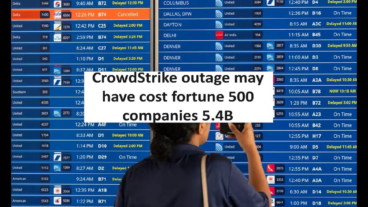 CrowdStrike outage est to cost 5 4B to fortune 500 companies