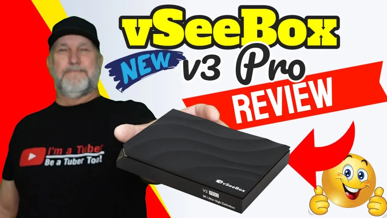 The All New VSeeBox V3 Pro Android Box - 4GB RAM, 64GB Storage, Voice ...