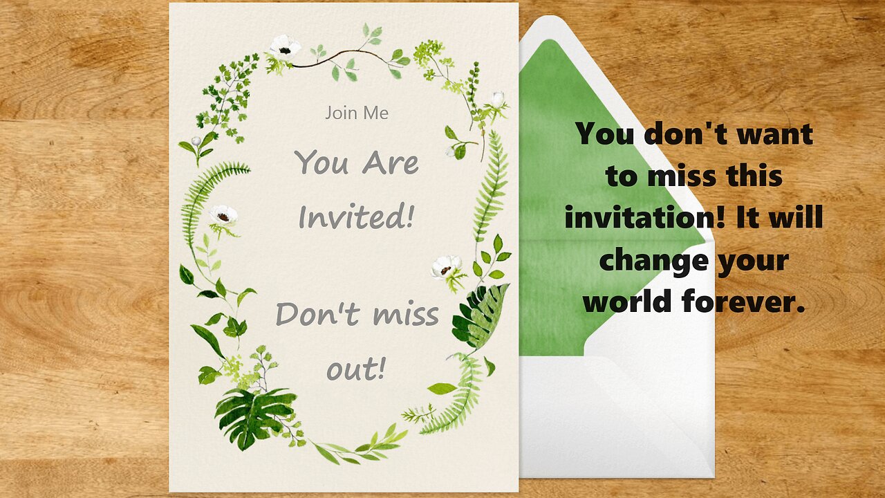 Reject Evil & Embrace God - The Greatest Invitation - Change Your Life ...