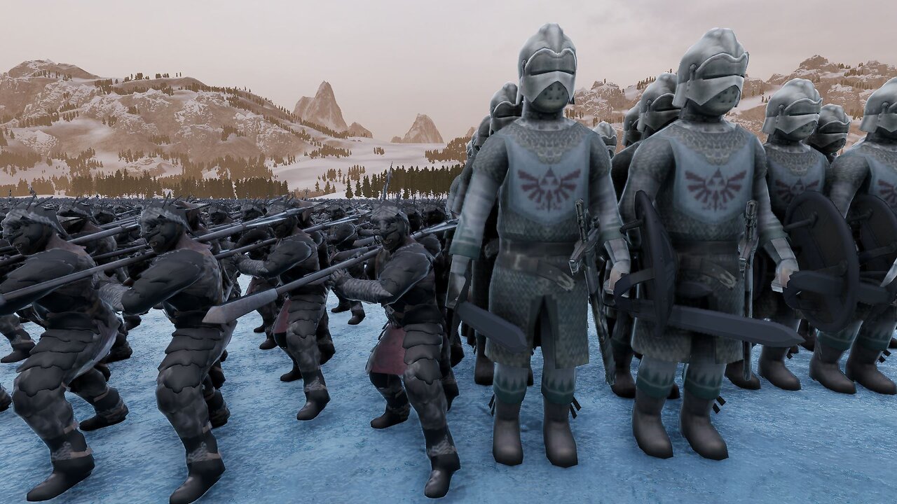 100K Orc Halberds Versus 100K Hylian Knights ( Legend of Zelda ...