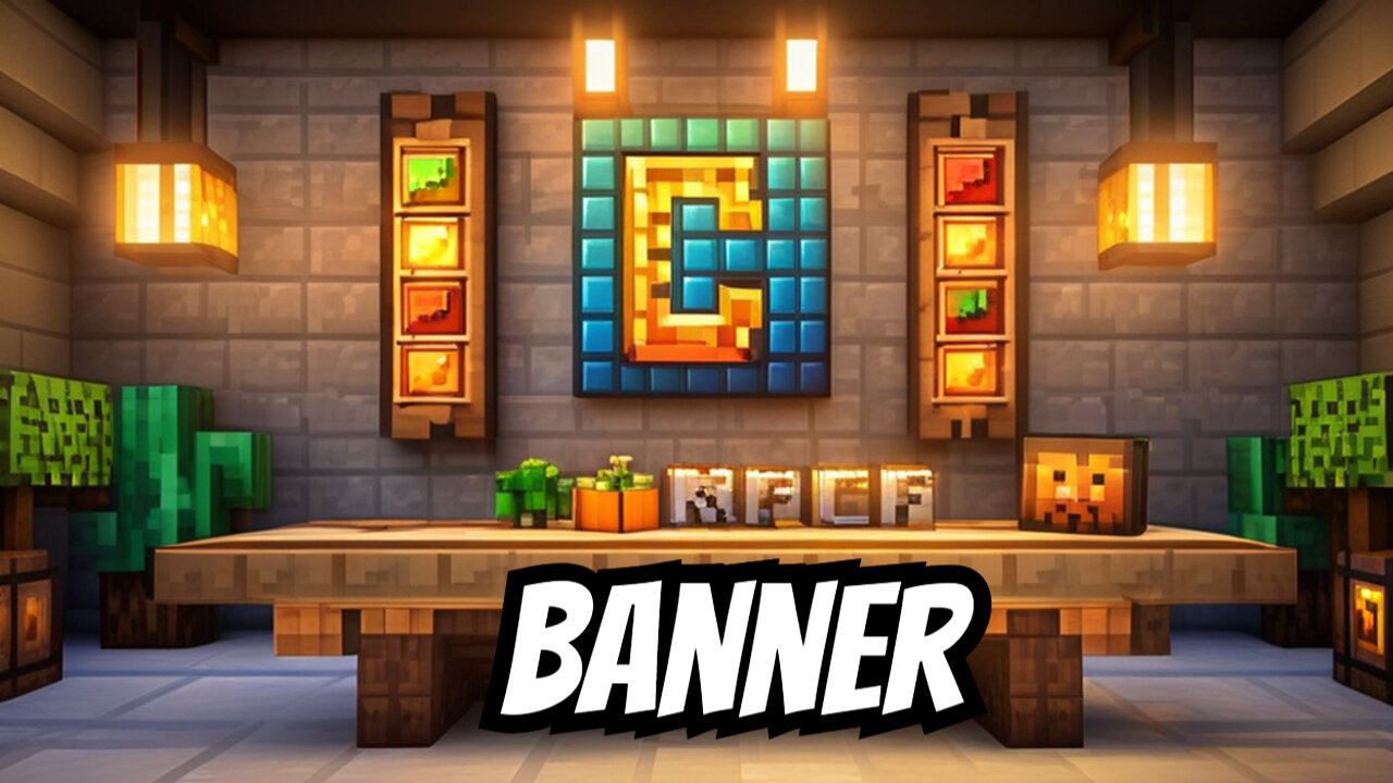 How To Make The Letter C Banner In Minecraft