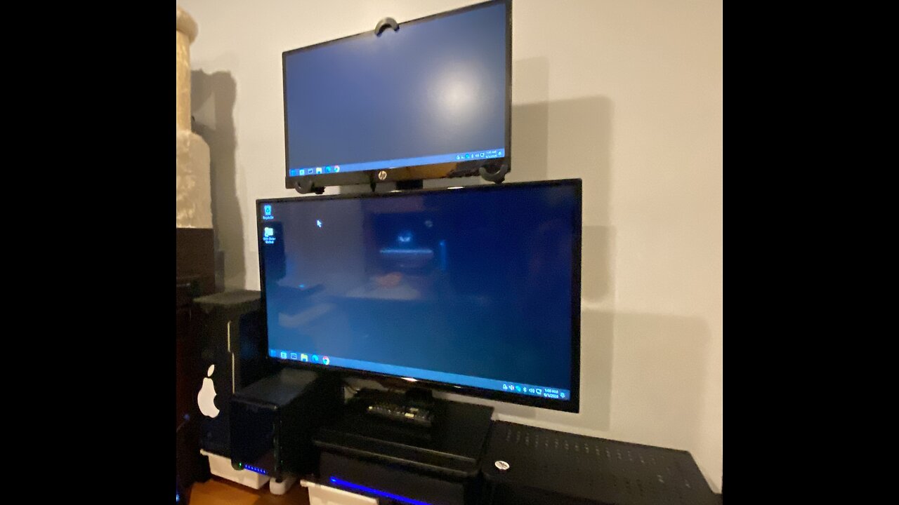 Unboxing Dual Monitor Stand Vertical Free Standing Riser Two 13 - 34 ...
