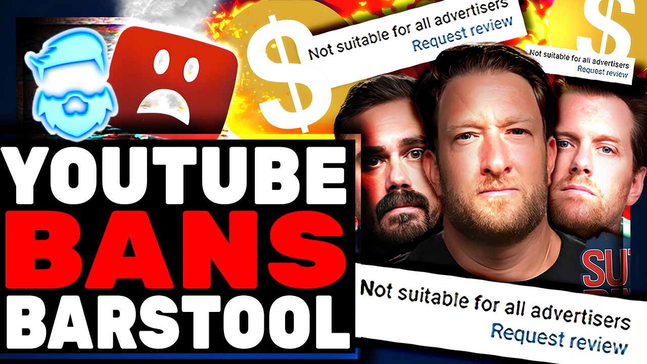Youtube BANS Barstool Sports Show & Dave Portnoy Calls Fans Poor! May ...