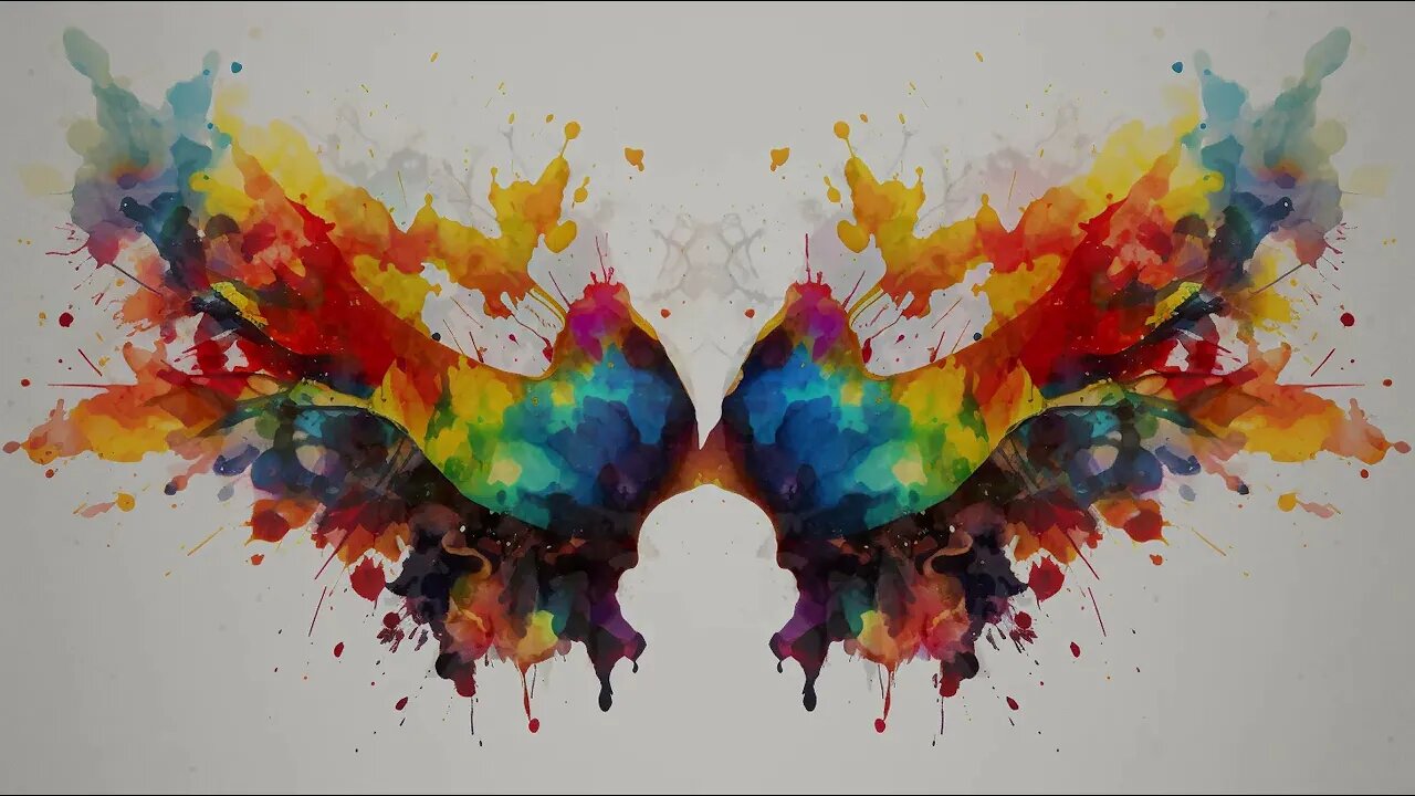 AI Generated Rorschach inkblot tests
