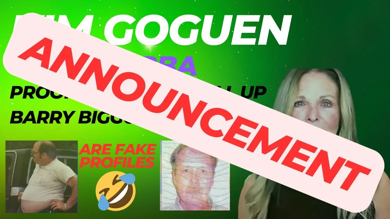 KIM GOGUEN | INTEL | TEAM BUBBA, KIM MADE IT ALL UP - ANNOUNCEMENT