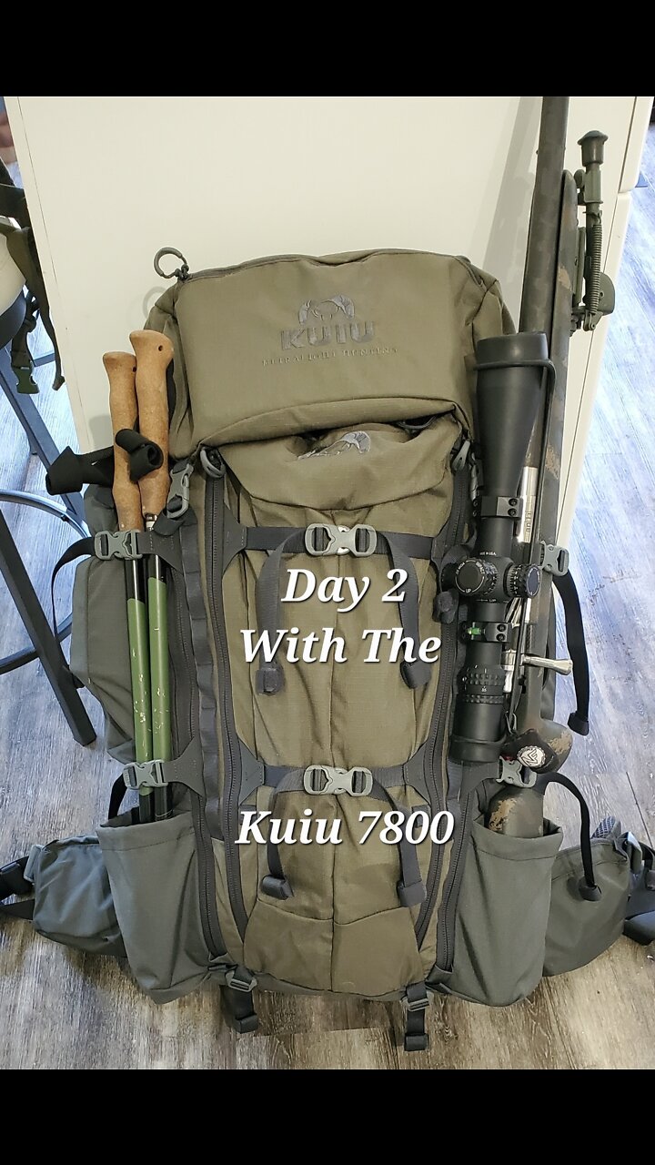 Day 2 with Kuiu's 7800 Pro Pack