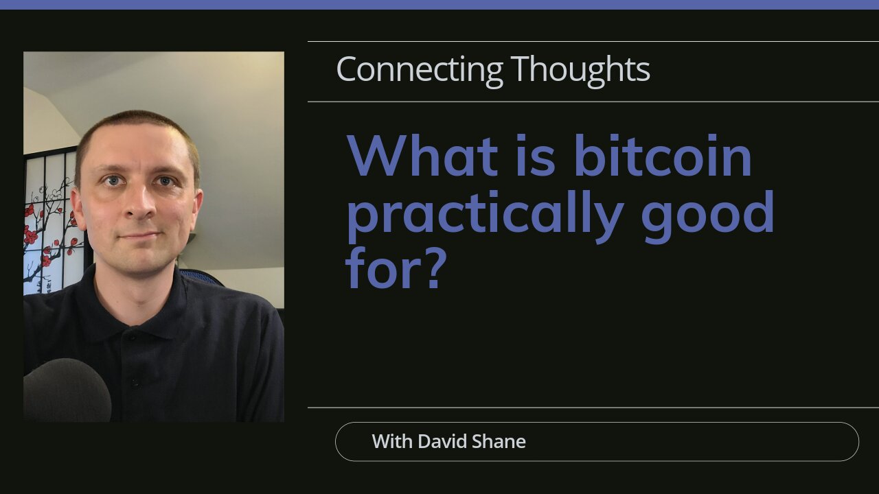 What is bitcoin good for? Protection from the memory hole, and ...