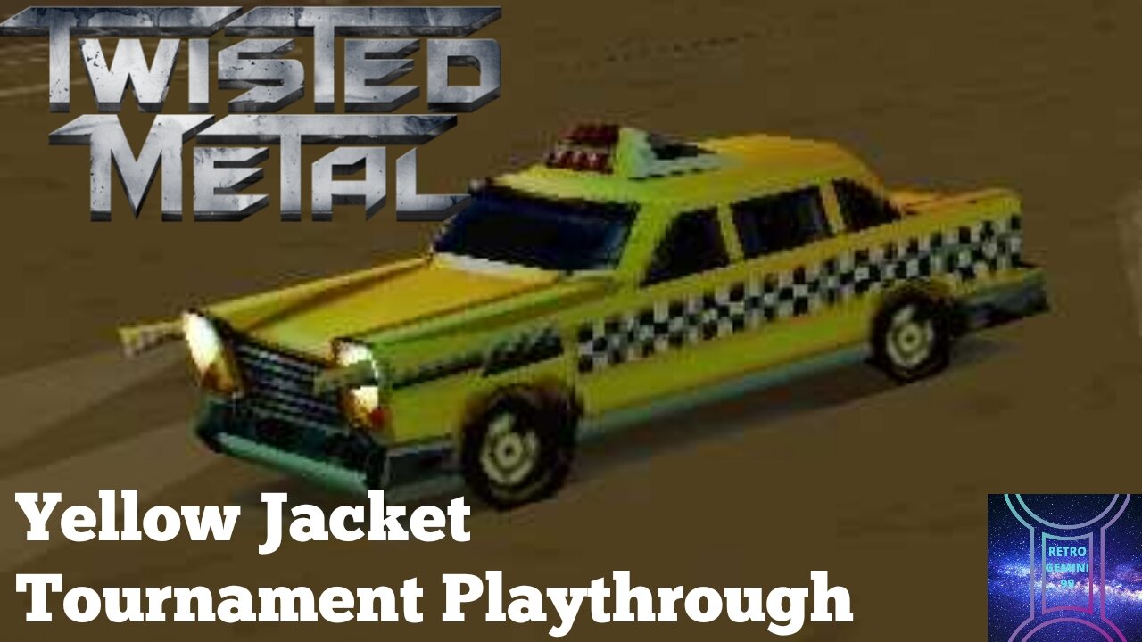 Twisted Metal 1 [PS4] Yellow Jacket Tournament Playthrough Hard Mode