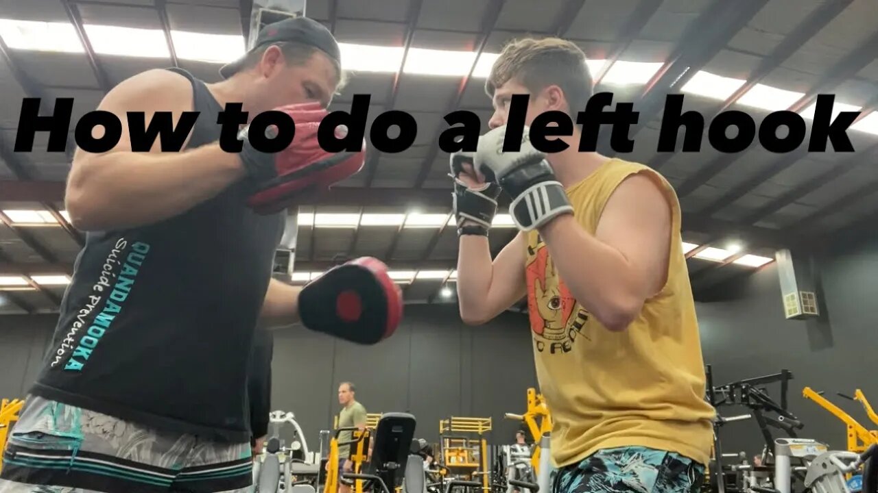 How to do a left hook boxing, boxing basics