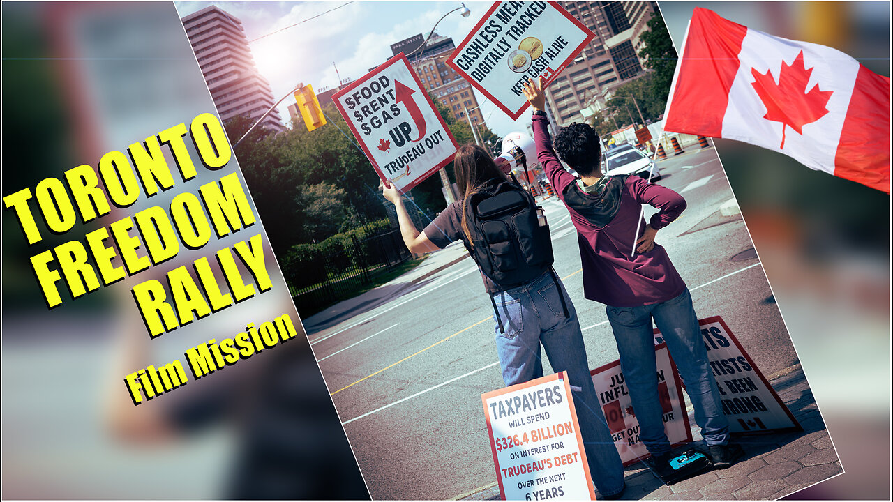 Toronto Freedom Rally - Trump assassination attempt Day