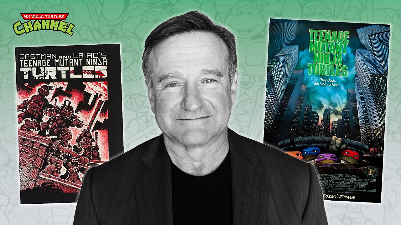 Robin Williams was a Ninja Turtles Fan (TMNT 1990 Movie and Mirage ...