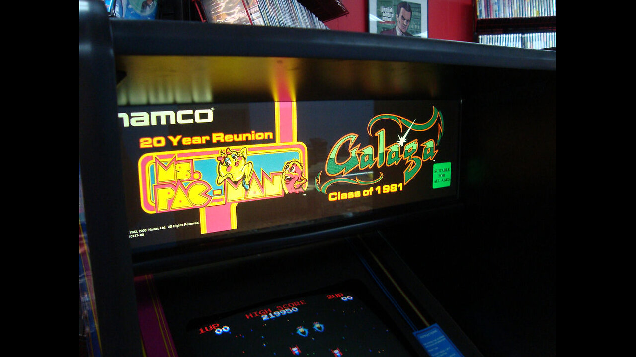 Repairing The Famous Namco 20th Anniversary Ms. Pac-Man Galaga Reunion ...