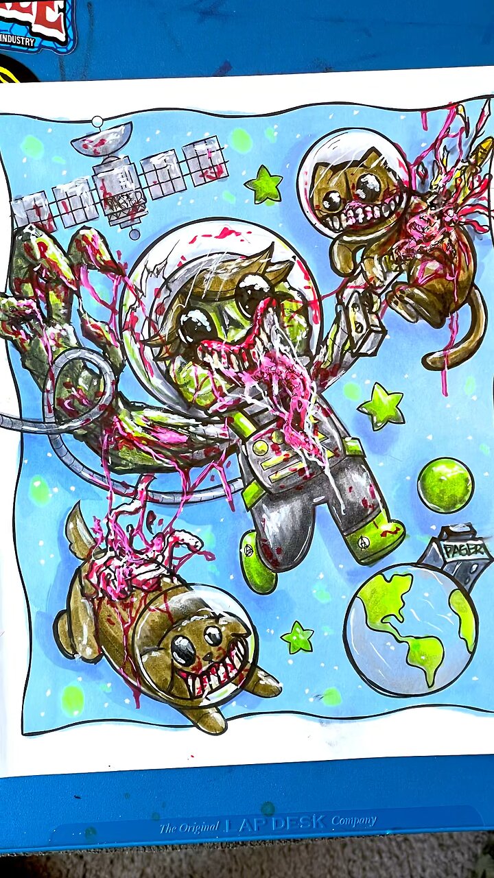 Coloring in my kids books