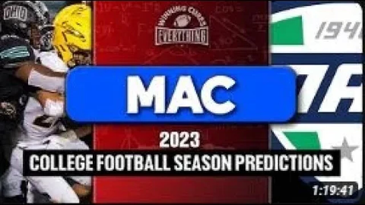 2023 MAC College Football: In-Depth Team Predictions, Win Totals, and ...
