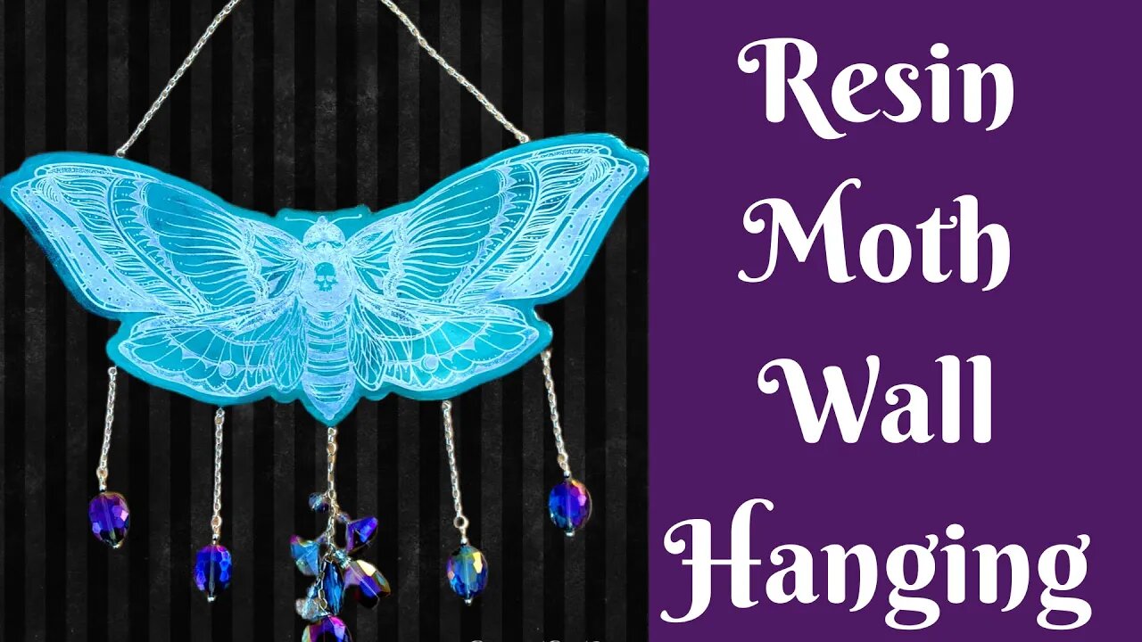 Resin Projects: Resin Moth Wall Hanging | Moth Resin Mold | Easy Resin ...