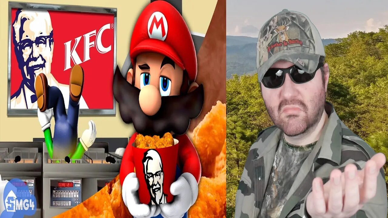 SMG4: Mario Works At KFC - Reaction! (BBT)