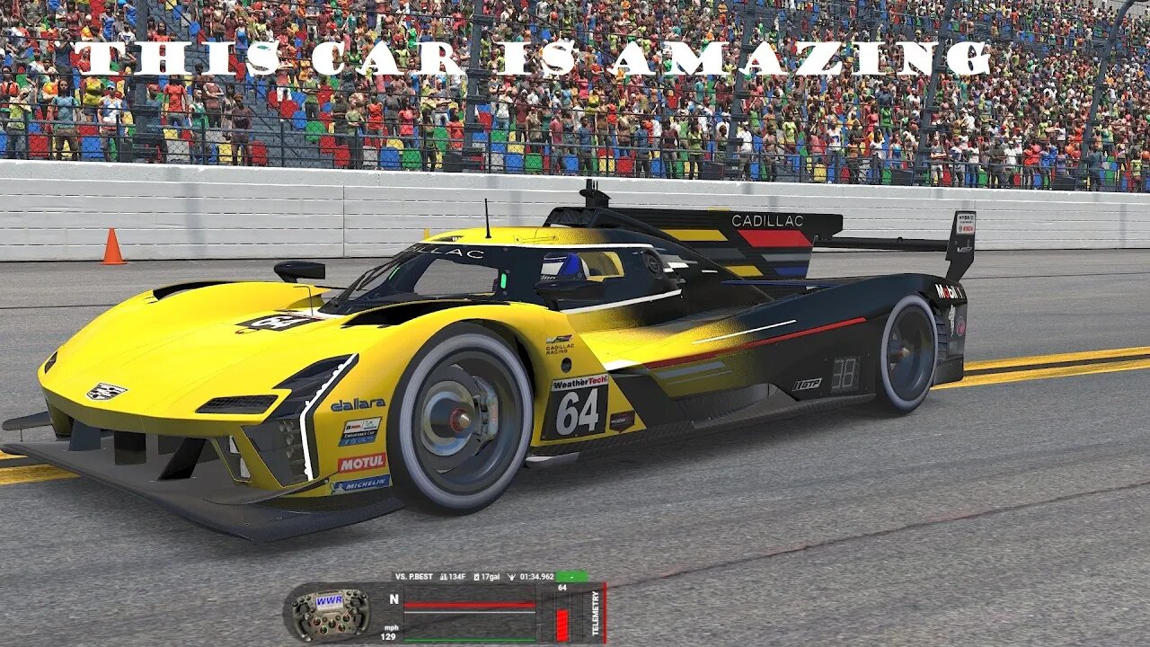 First Look!! New Content iRacing Cadilac V-Series.R GTP At Daytona # ...