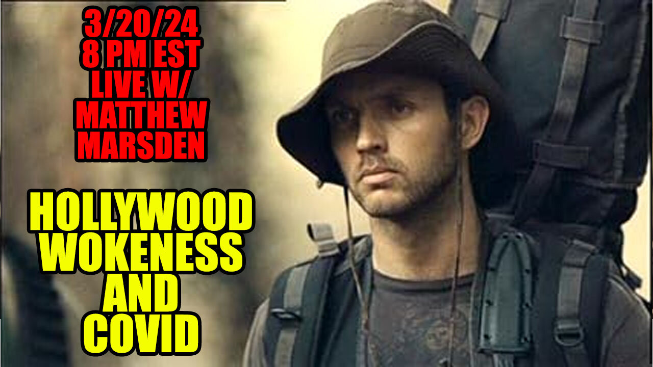 Live With Matthew Marsden On Hollywood, Wokeness, and Covid | Evening ...