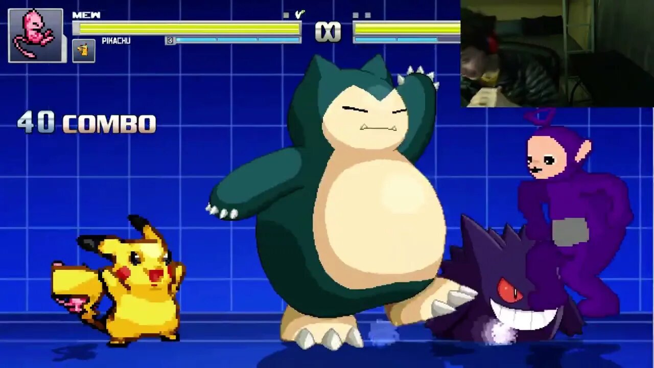 Pokemon Characters (Pikachu, Gengar, Snorlax, And Mew) VS Tinky-Winky ...