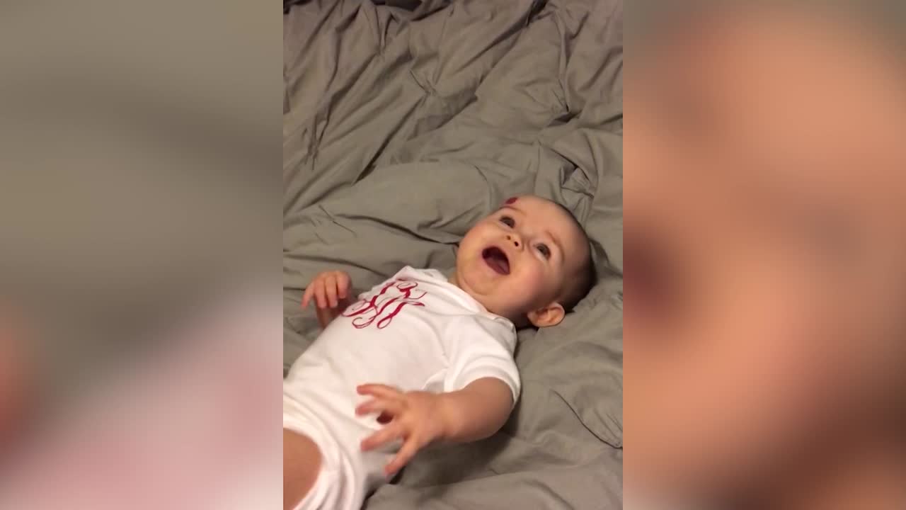 Baby has THE CUTEST Giggle