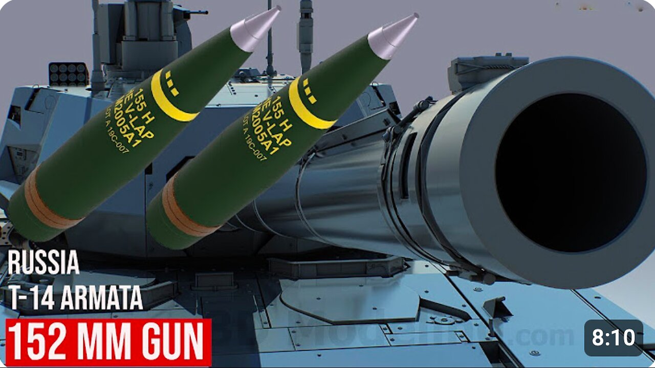 Russia’s T-14 Armata! NEW Russian Main Battle Tank Completes 152 mm Gun ...