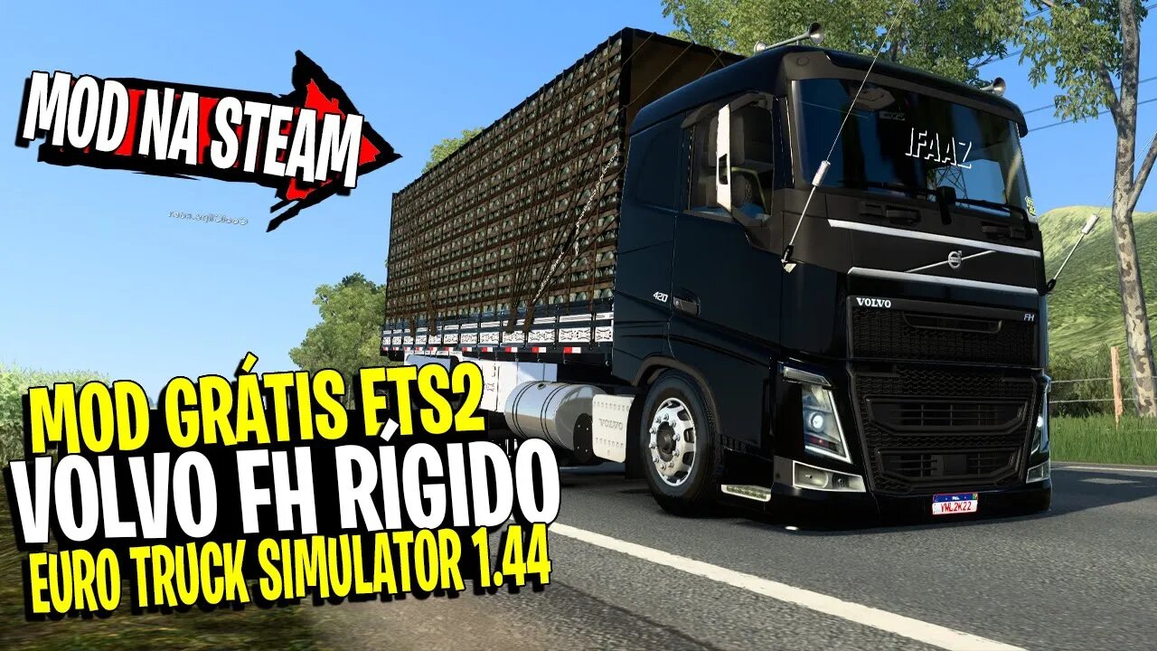 ️SAIU VOLVO FH CHASSI RÍGIDO MOD NA STEAM EURO TRUCK SIMULATOR 2 1.44