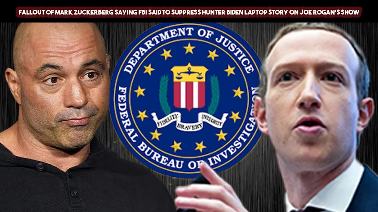 Fallout Of Mark Zuckerberg Saying FBI Said To Suppress Hunter Biden ...