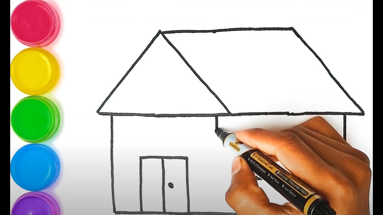House Drawing | How to Draw house for beginners for step by step ...