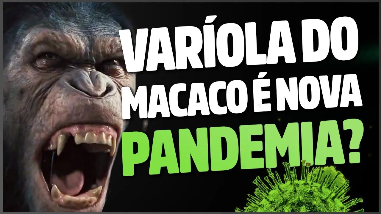 VARIOLA DO MACACO A MAIS NOVA PANDEMIA? ENTENDA!