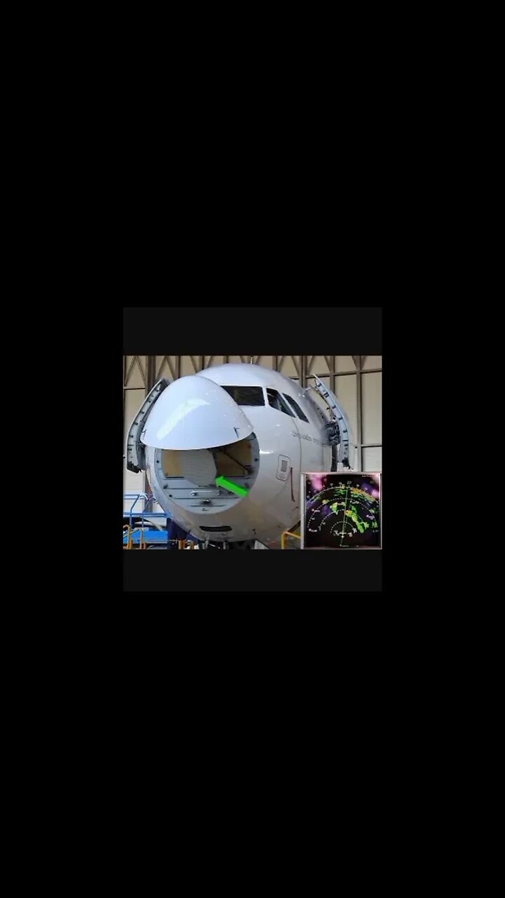 See Powerful Airbus A320 Weather Radar Antenna