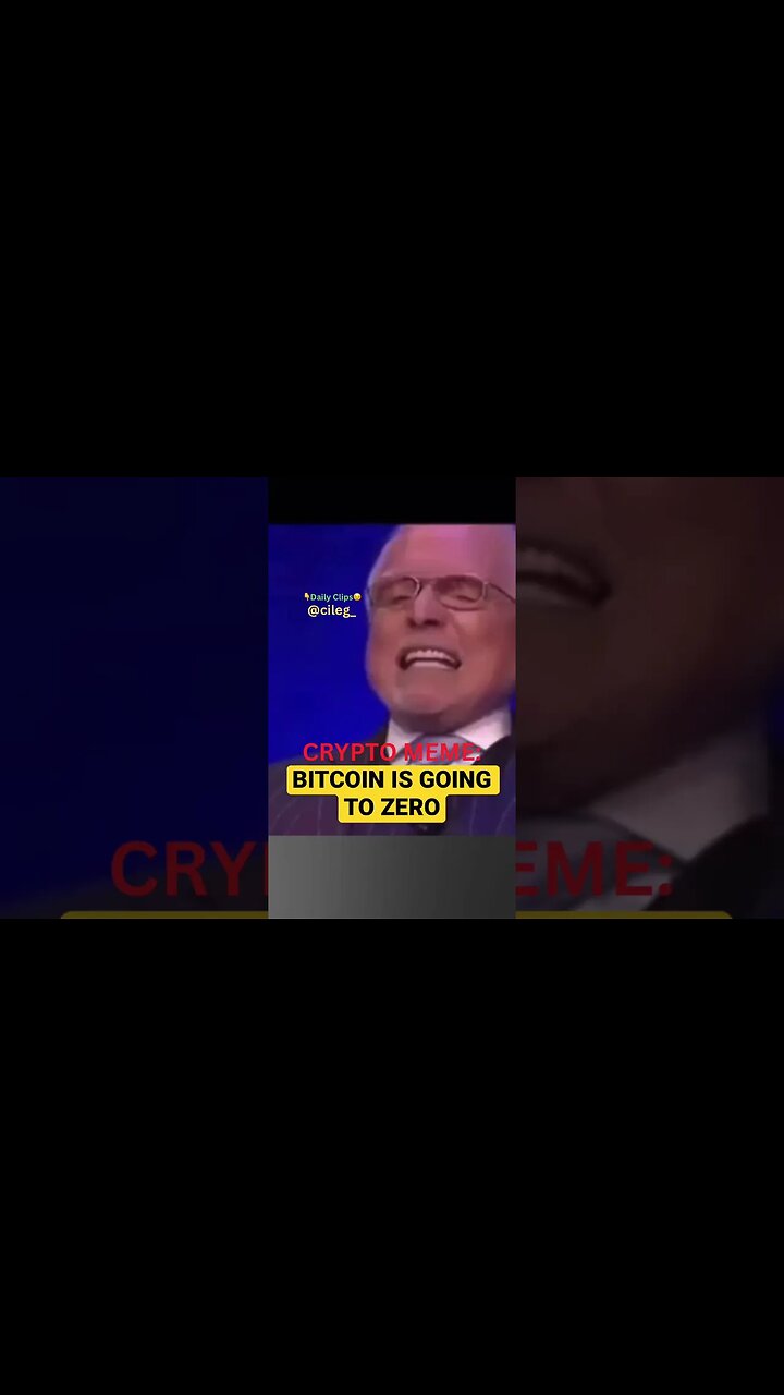 CRYPTO MEME: People Who Dream for BITCOIN Going to ZERO😂0️⃣📉 # ...