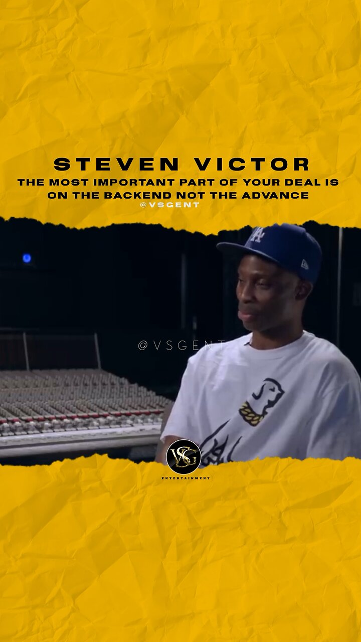 @stevenvictor The most important part of your deal is on the backend ...