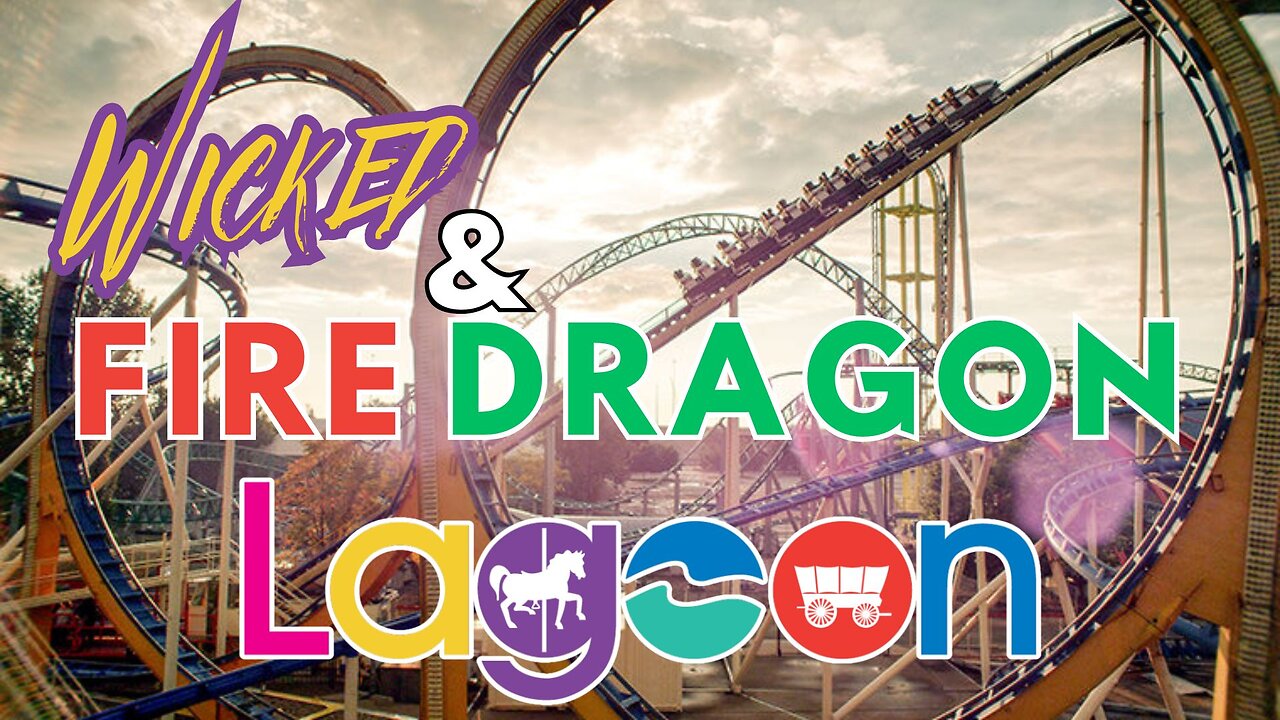 Wicked and Colossus the Fire Dragon Front-row POV 4K 60 FPS | Lagoon ...