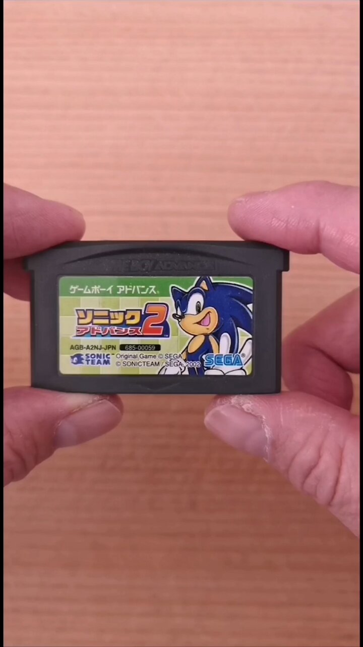 Sonic Advance 2 for the Game Boy Advance. Save Cream, Tails and ...