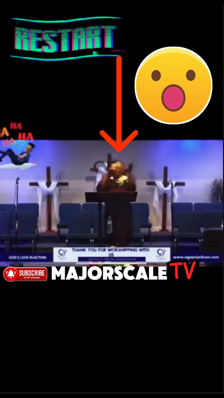 Wig comes off during praise break