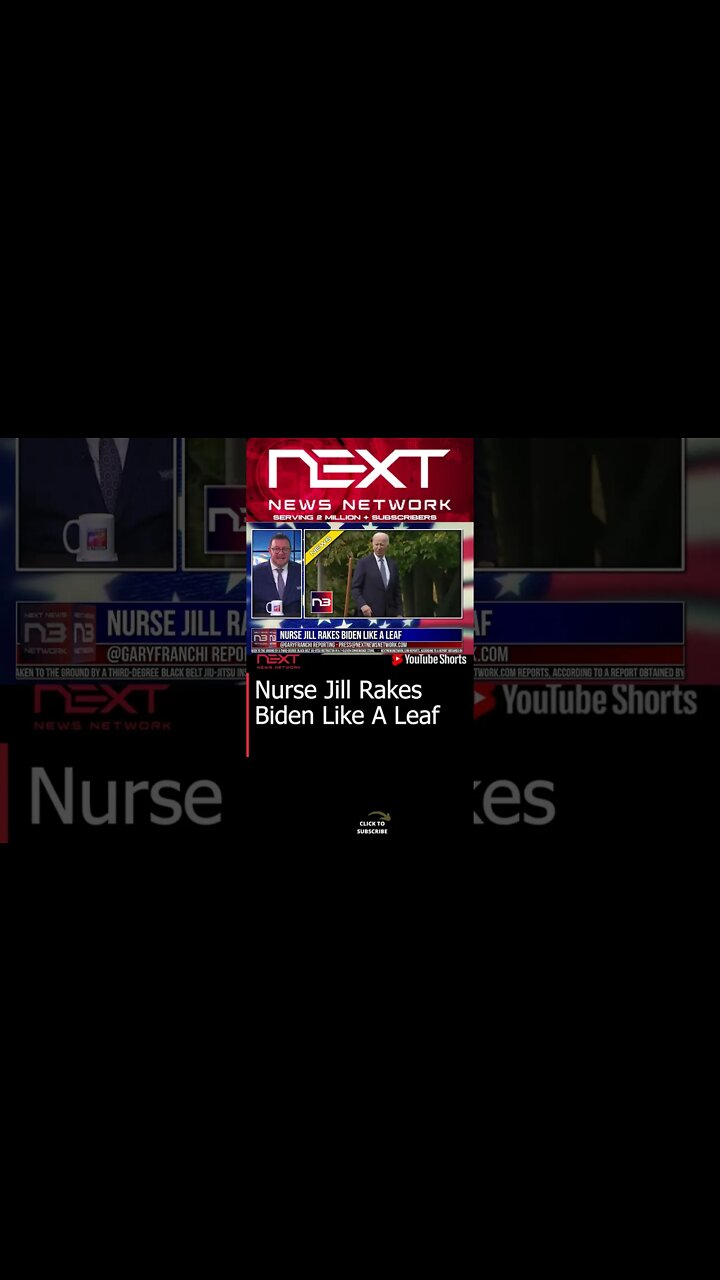 Nurse Jill Rakes Biden Like A Leaf #shorts