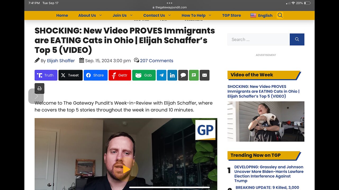 SHOCKING: New Video PROVES Immigrants are EATING Cats in Ohio | Elijah ...