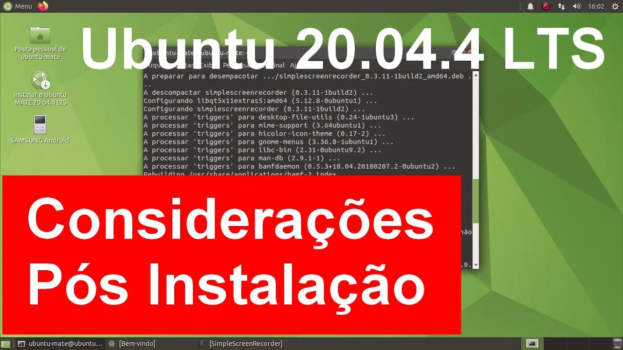 3- Ubuntu Mate 20.04 LTS Considerações Pós Instalação Multiboot Windows ...