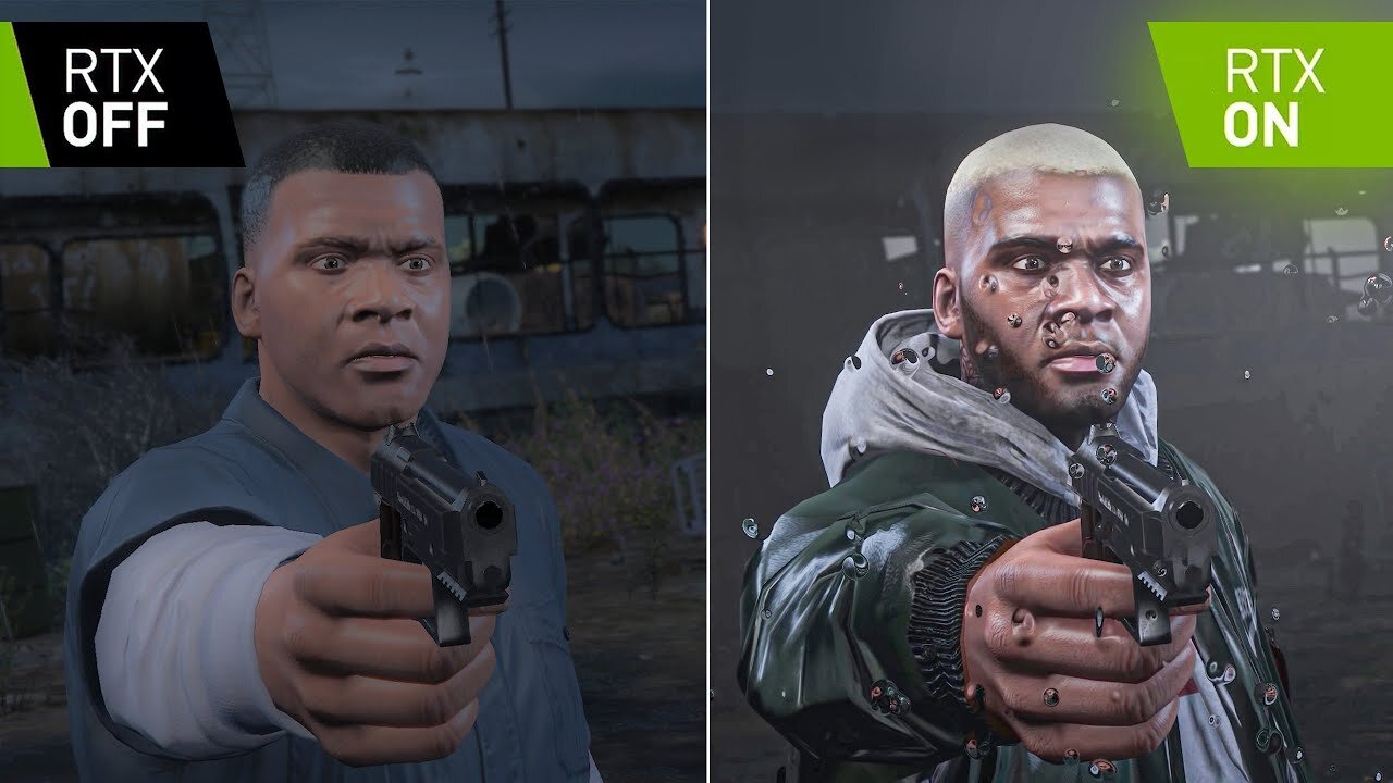 GTA 5 2013 vs 2023 - RTX OFF vs ON Graphics Comparison 'Final Mission ...