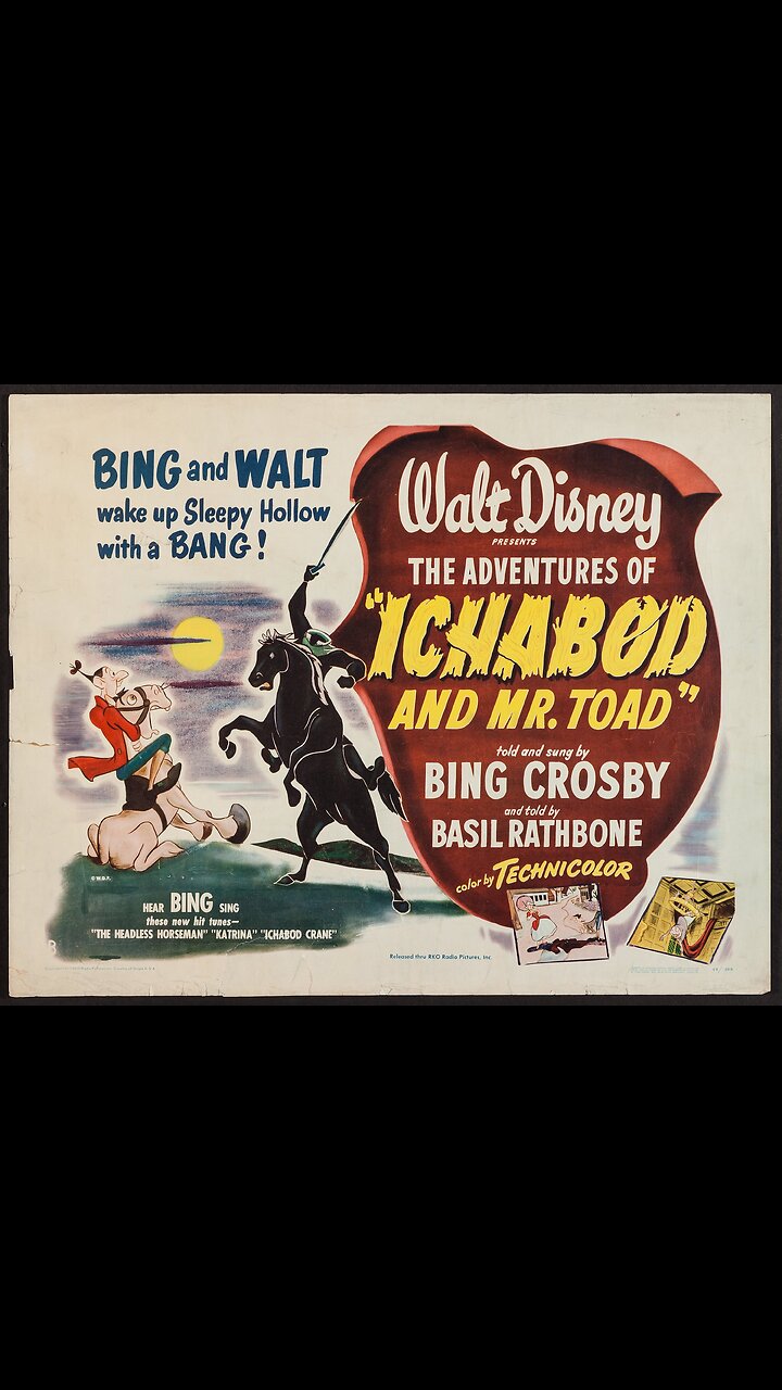 Ichabod & Mr Toad Bing Crosby Show Promos (1949)