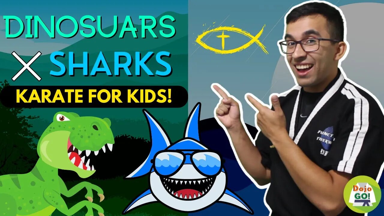 20 Min Christian Kids Karate | Dinosaurs X Sharks | What Does God Want ...