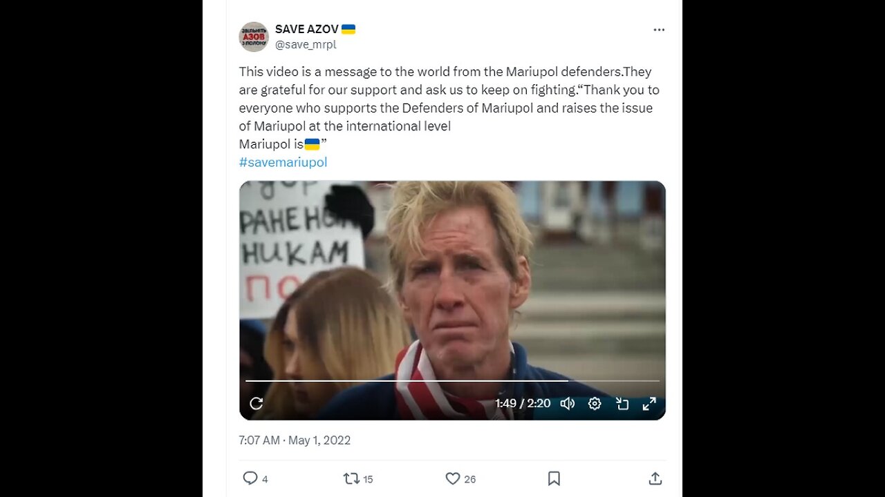 Trump Shooter, Ryan Routh was in an Azov Battalion Video in May, 2022 ...