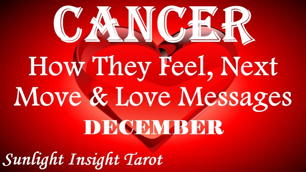 CANCER | They're Going To Make This Happen No Matter What! | December ...