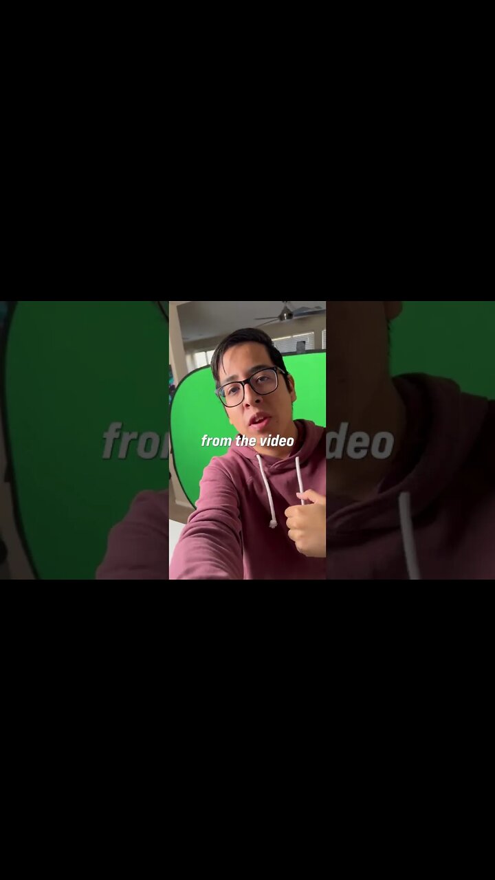 How to Film on a Green Screen Like a PRO in just 60 seconds!