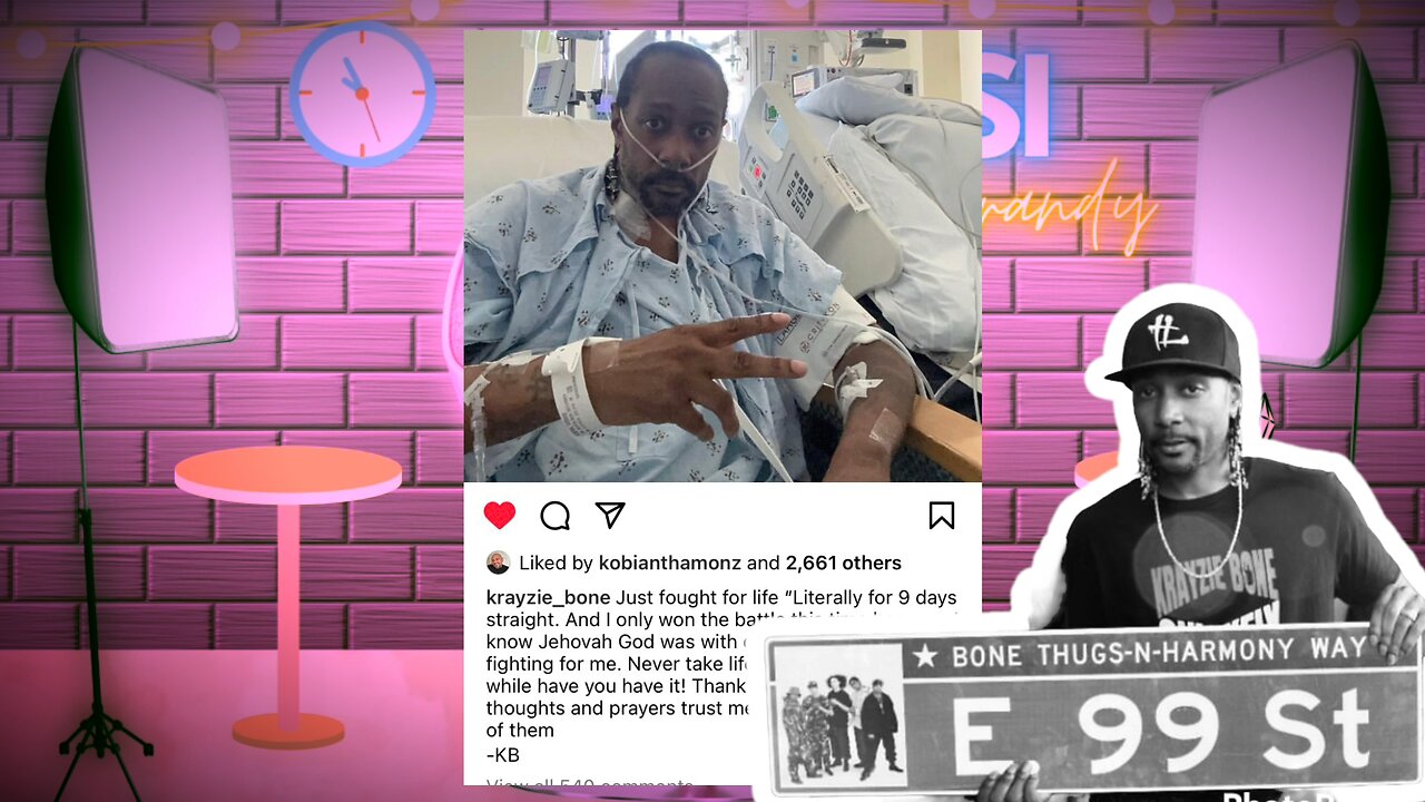 Bone Thugs & Harmony Group Member Krazy Bone Still in hospital ...