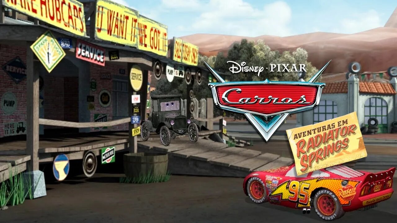 CARS RADIATOR SPRINGS ADVENTURES (PC) #4 - Lizzie e Mate do filme ...