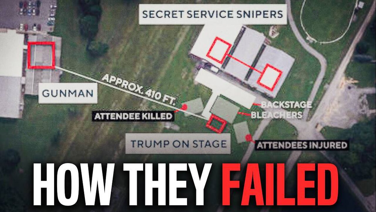 NEW Angle Reveals Secret Service Had Perfect View Over Crooks’ Position ...